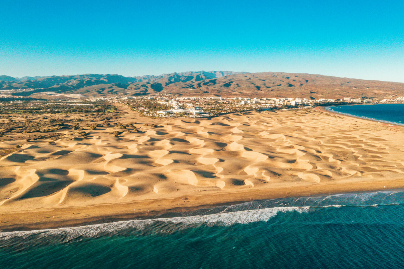 Die Dünen von Maspalomas auf Gran Canaria