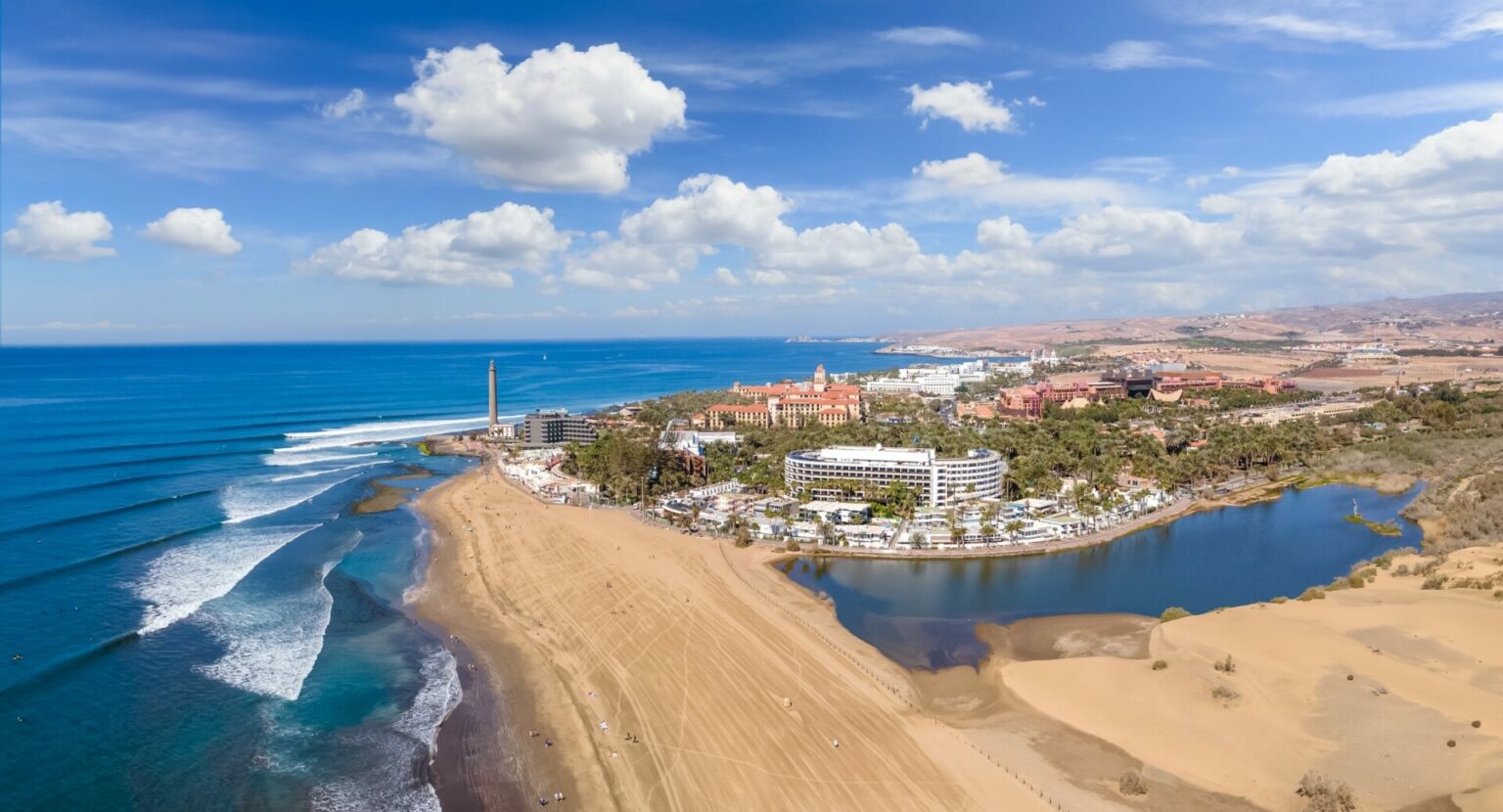 Die Dünen von Maspalomas auf Gran Canaria